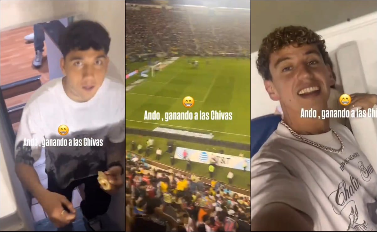 Igor Lichnovsky y Kevin Álvarez se mofan de Chivas tras triunfo del América en el Clásico Nacional