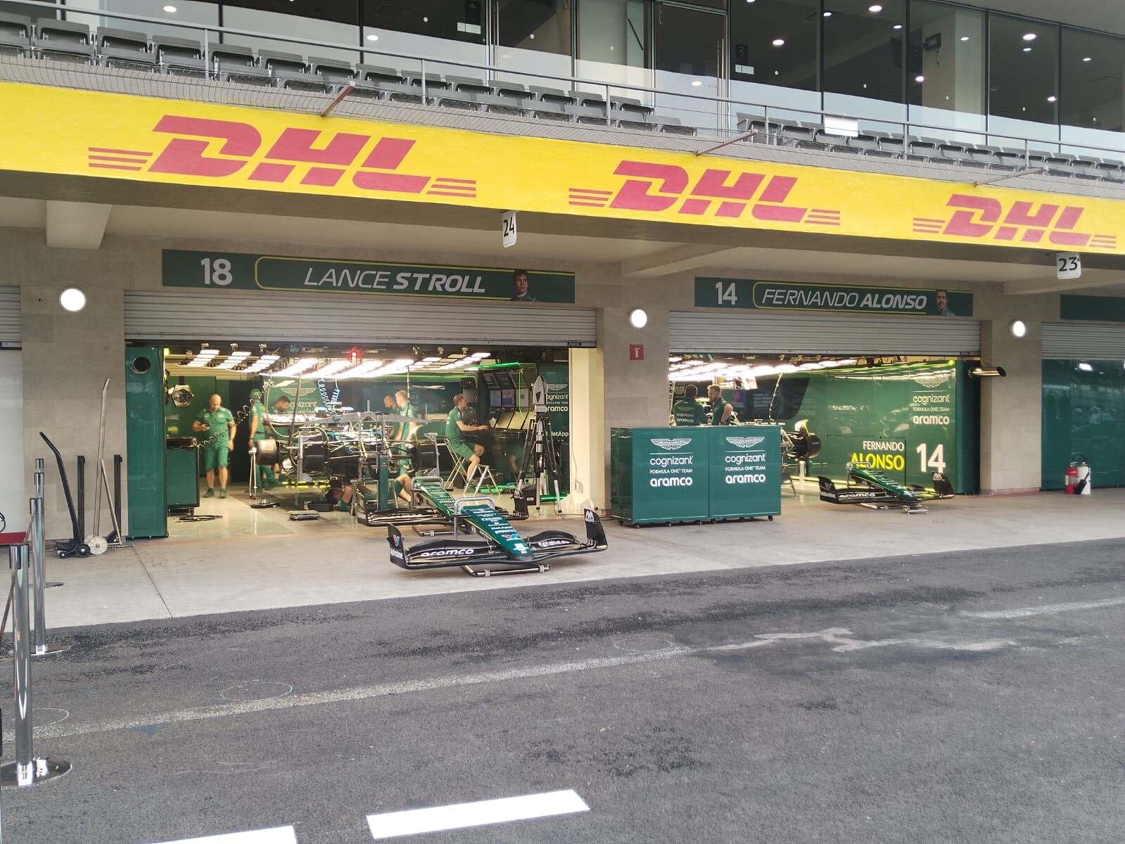 GALERÍA: Así son los boxes de los equipos de la F1 en el GP de México