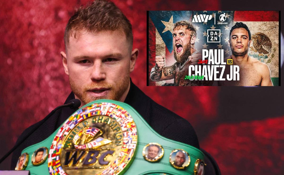 Canelo Álvarez lanza mensaje a Julio César Chávez Jr. para su pelea con Jake Paul