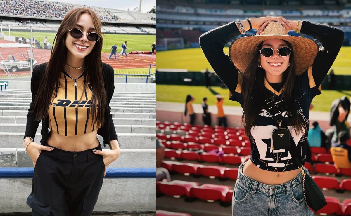 Mafer Shof se hizo viral por el festejo del gol del triunfo de Pumas ...