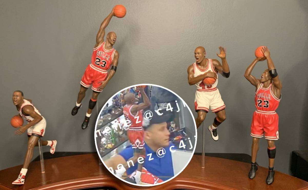 Michael Jordan: roban figura de colección del exbasquetbolista de la ...