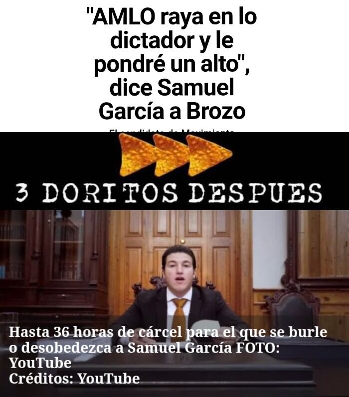 10 memes de Samuel García como el nuevo “dictador” de Nuevo León