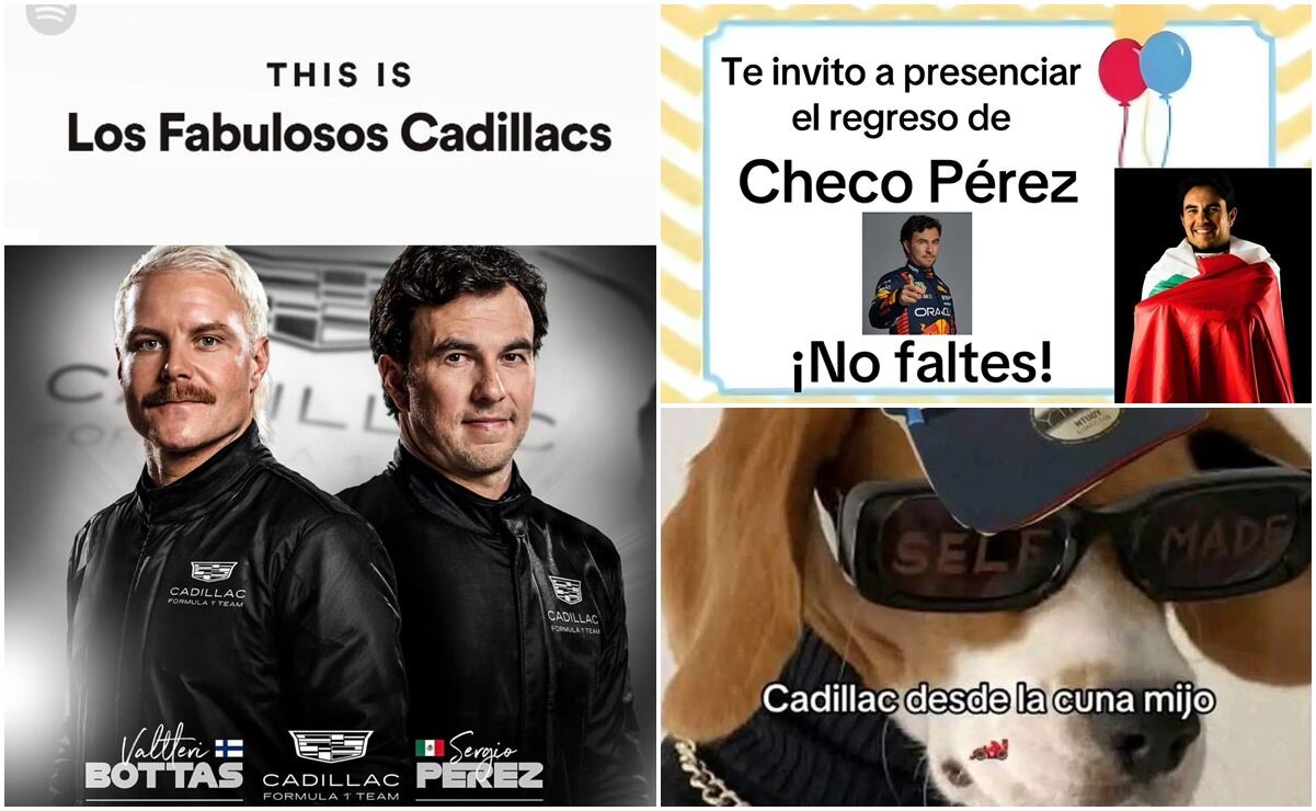 Checo Pérez: Los mejores MEMES de su llegada a Cadillac y el regreso a ...