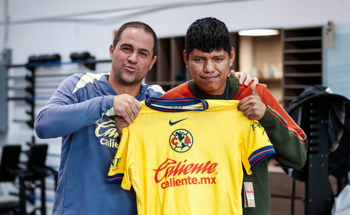 América encuentra al Bebote, aficionado del equipo; premiándolo con un ...