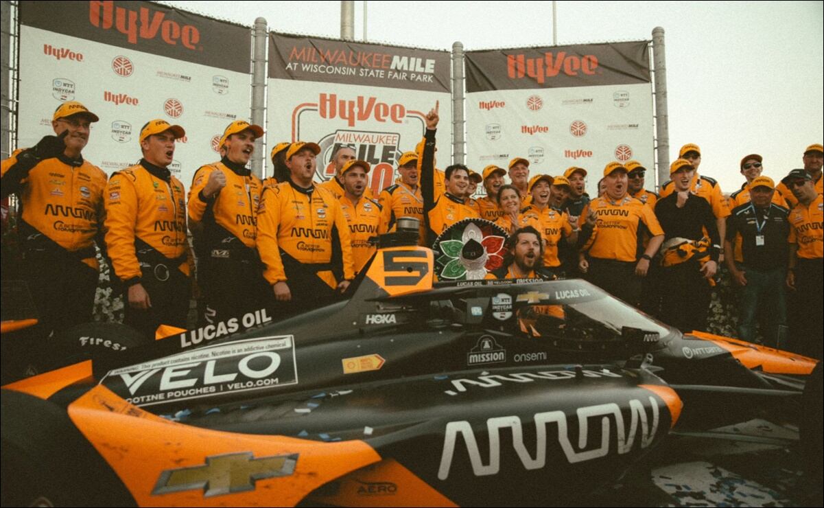 El mexicano Pato O’Ward domina en Milwaukee con su primera victoria en ...